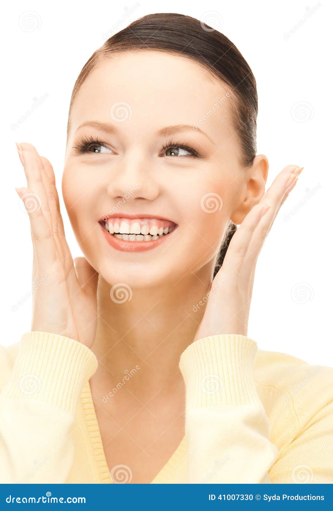 Surprised woman face