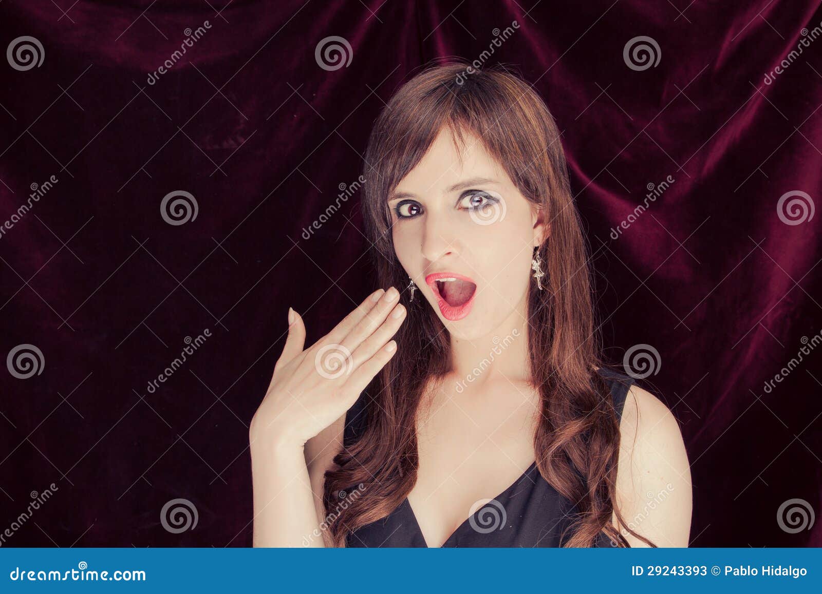 Surprised Woman Portrait - Studio Shot Stock Image - Image of portrait ...