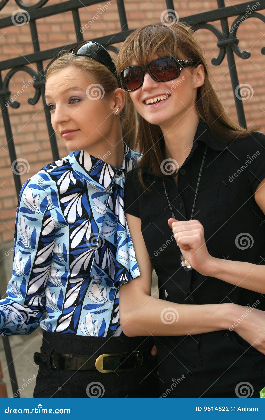 Surprised women friends stock photo. Image of smiling - 9614622