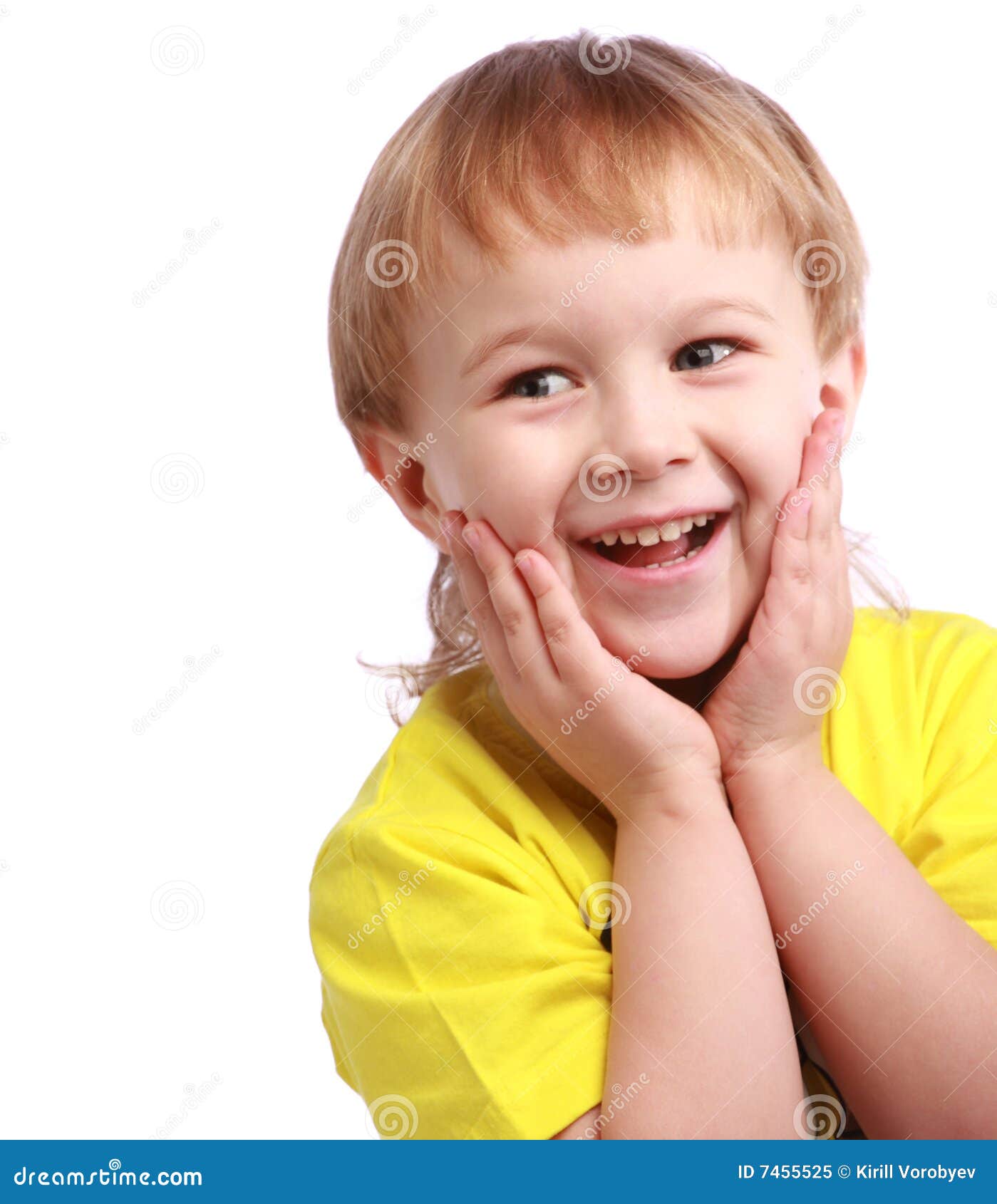 Surprised young boy stock image. Image of preschooler - 7455525