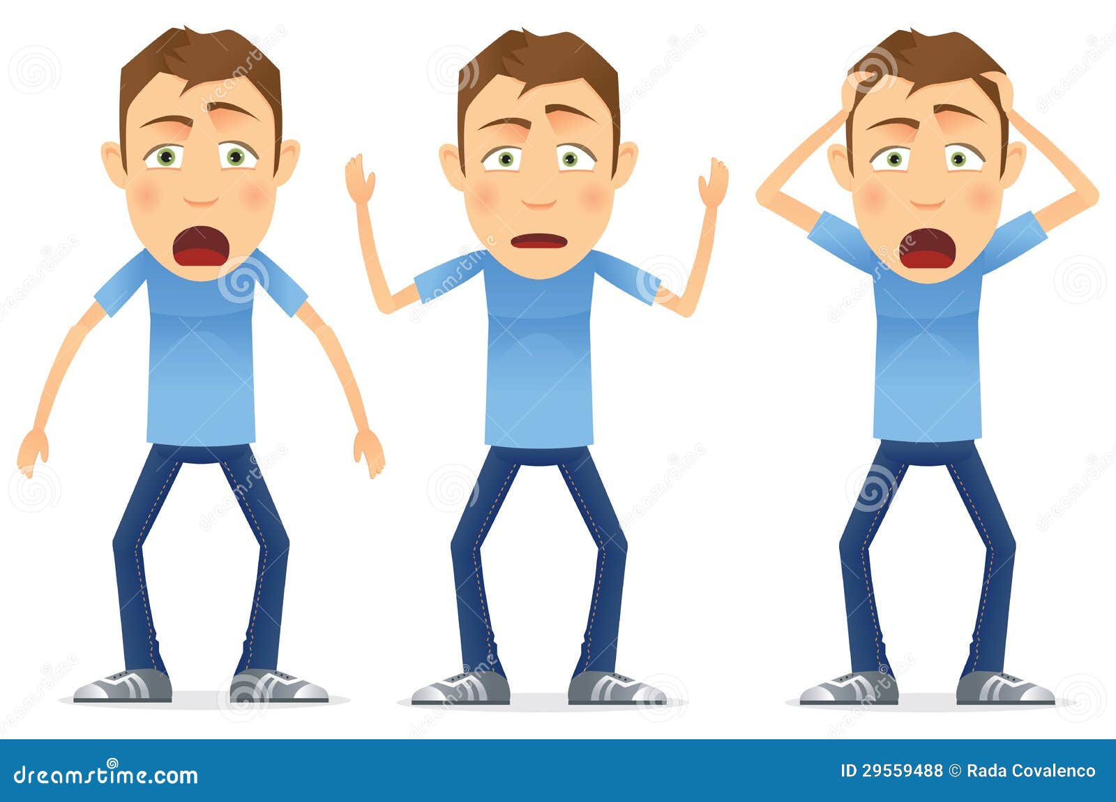Surprised young man stock vector. Illustration of shock - 29559488 Surprised young man stock vector. Illustration of shock - 29559488