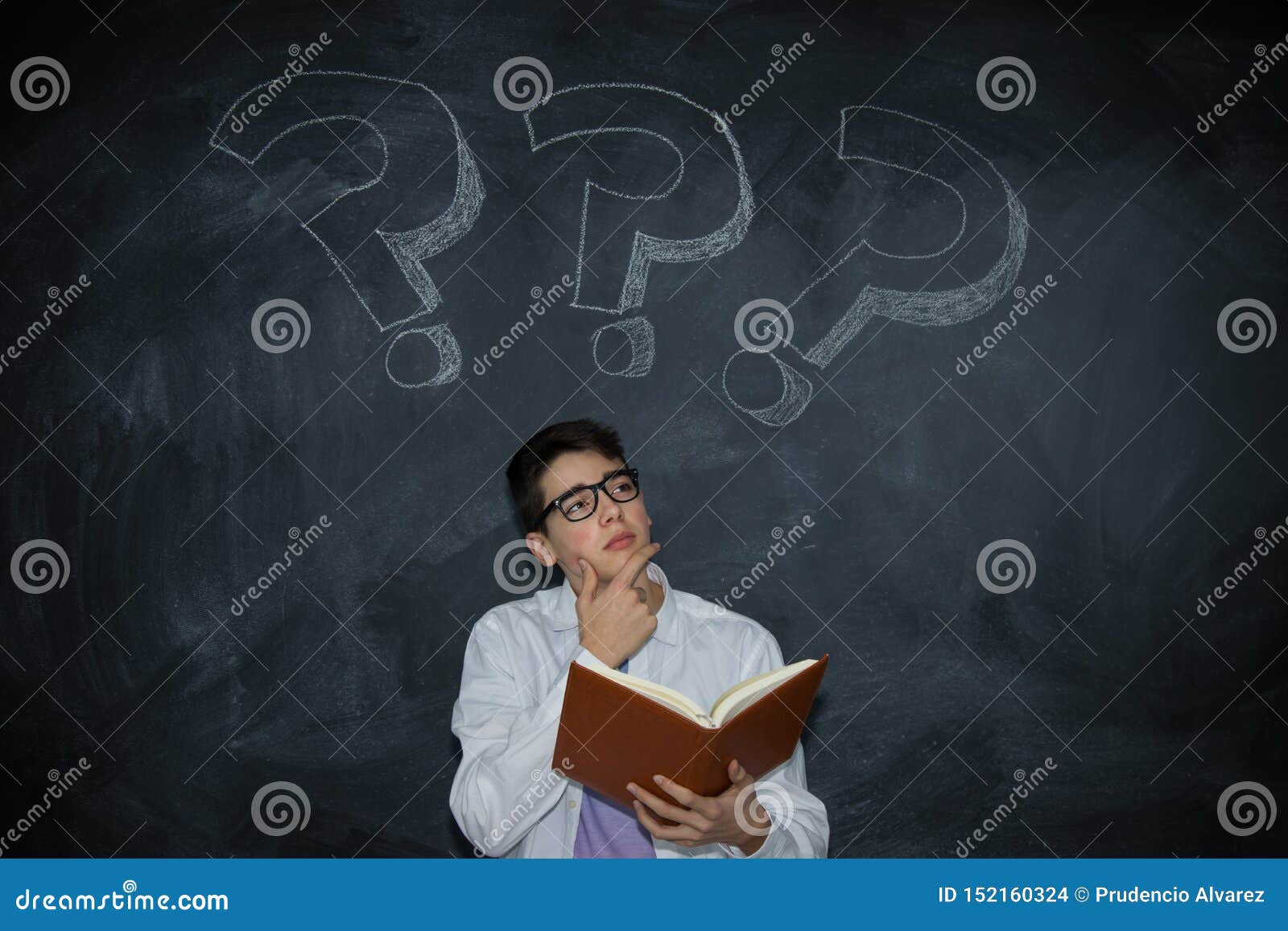 Surprised Young Man Reading Stock Photo - Image of library, children ...