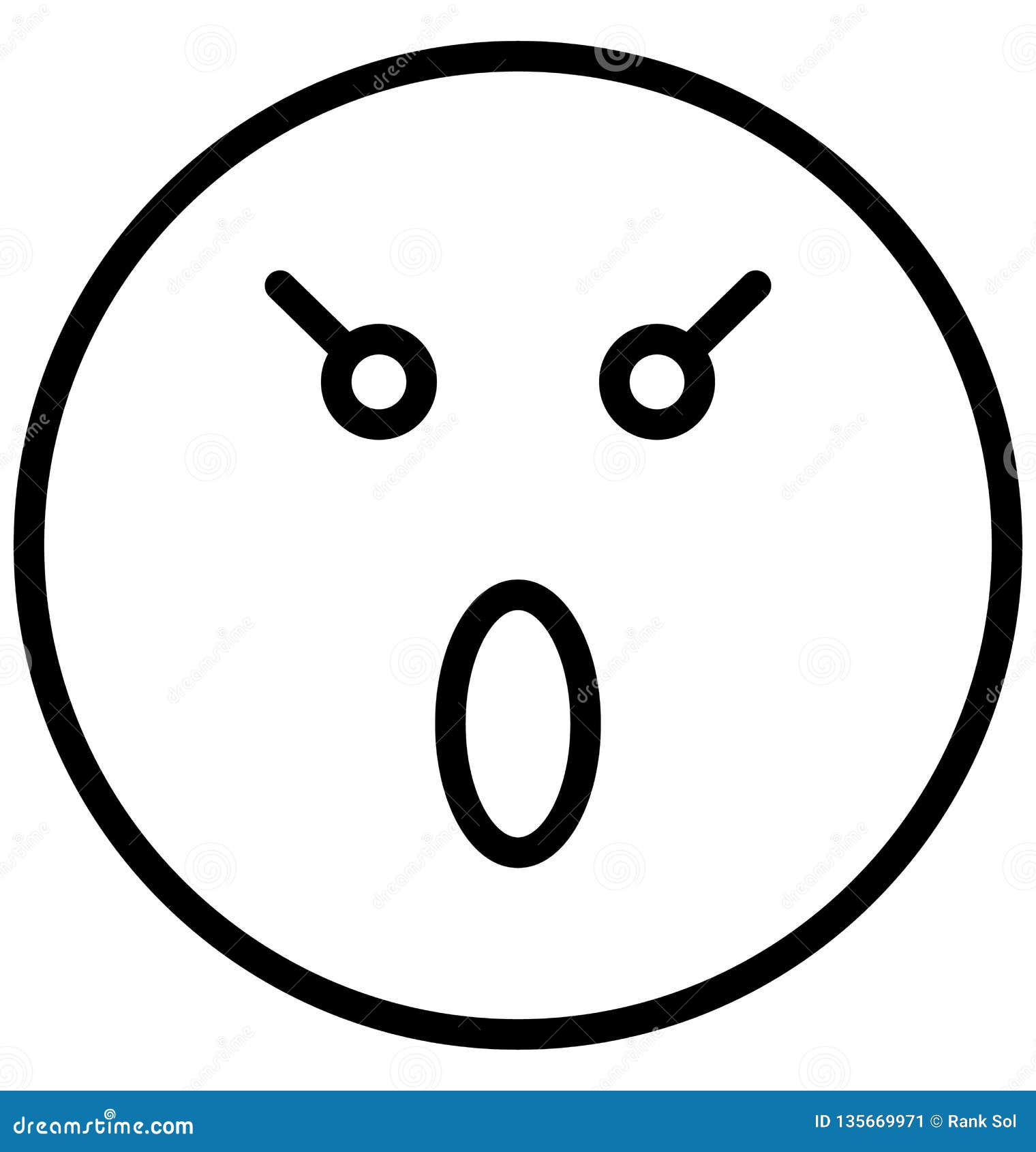 Surprises, Baffled Emoticon Vector Isolated Icon Which Can Easily ...