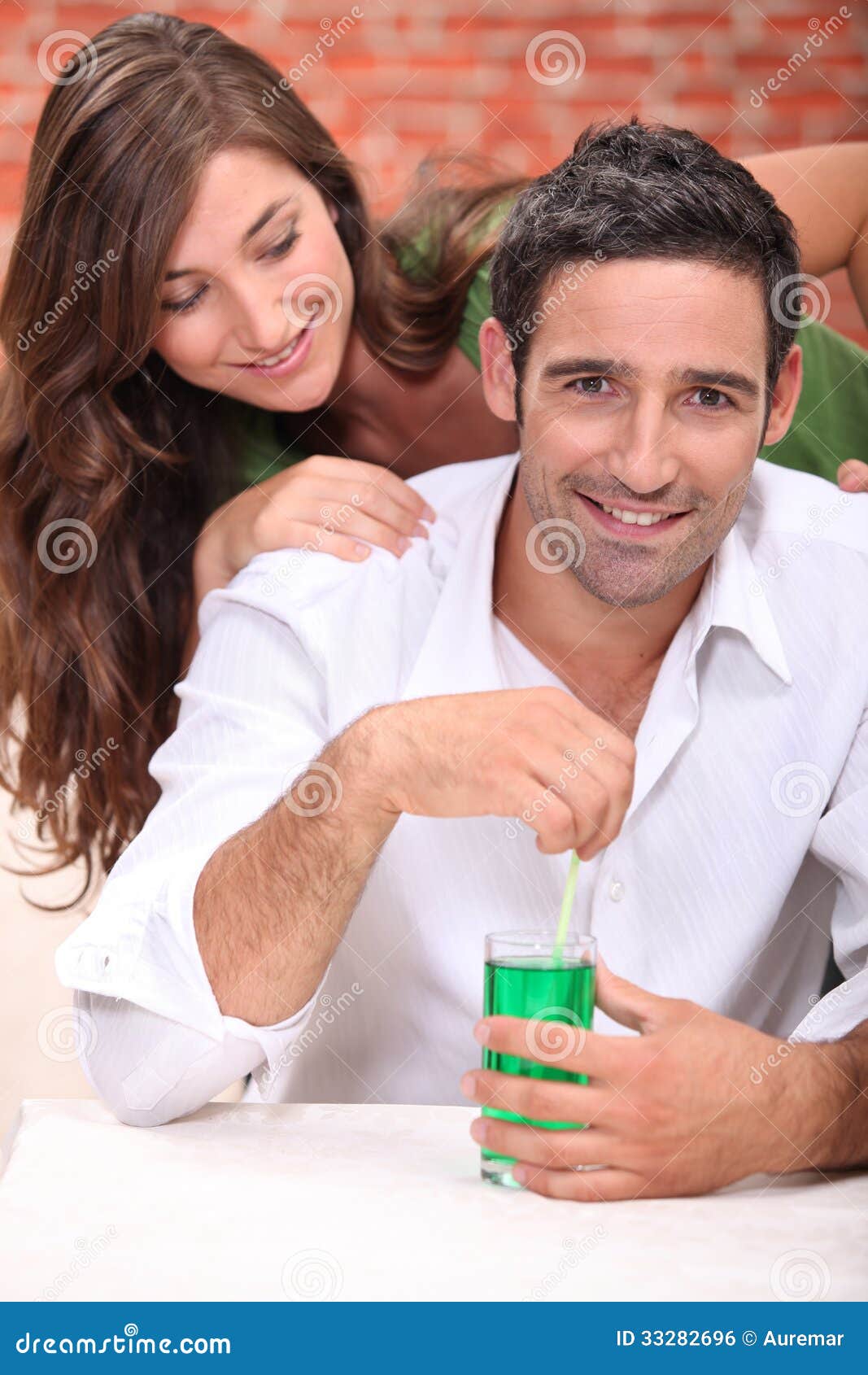 Surprising Man with Cocktail Stock Photo - Image of sitting, cocktail ...