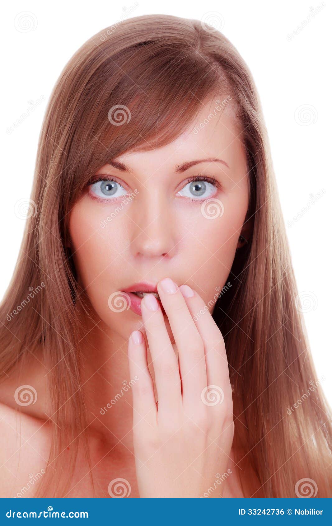 Surprized girl stock photo. Image of hair, expression - 33242736