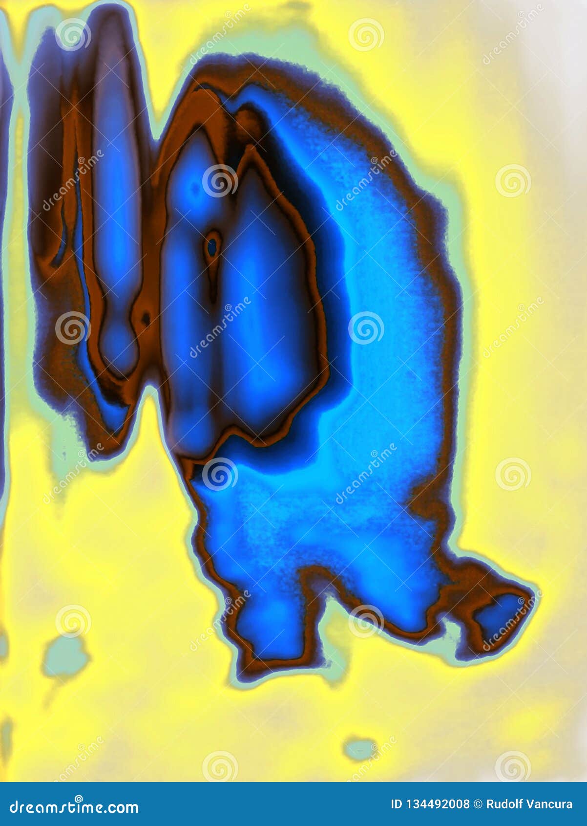 Surreal Appearance of Flashy Colors Stock Illustration - Illustration ...