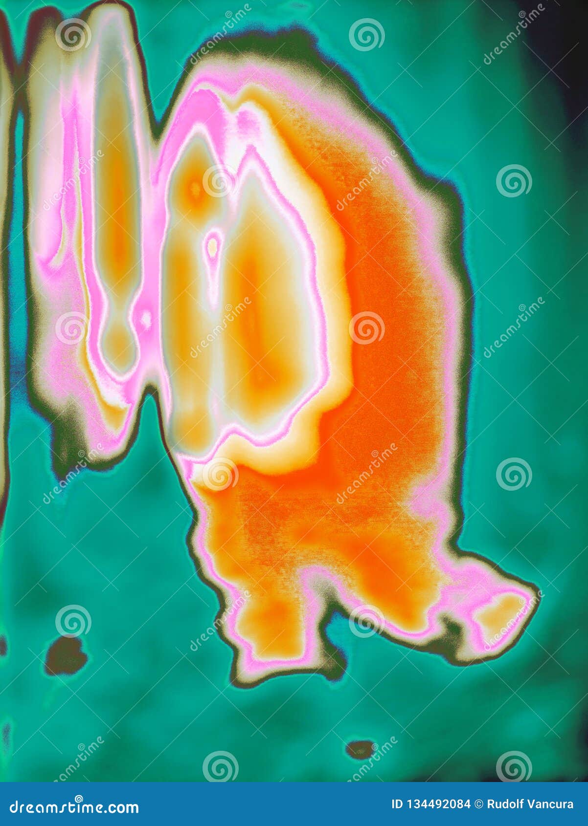 Surreal Appearance of Flashy Colors Stock Illustration - Illustration ...