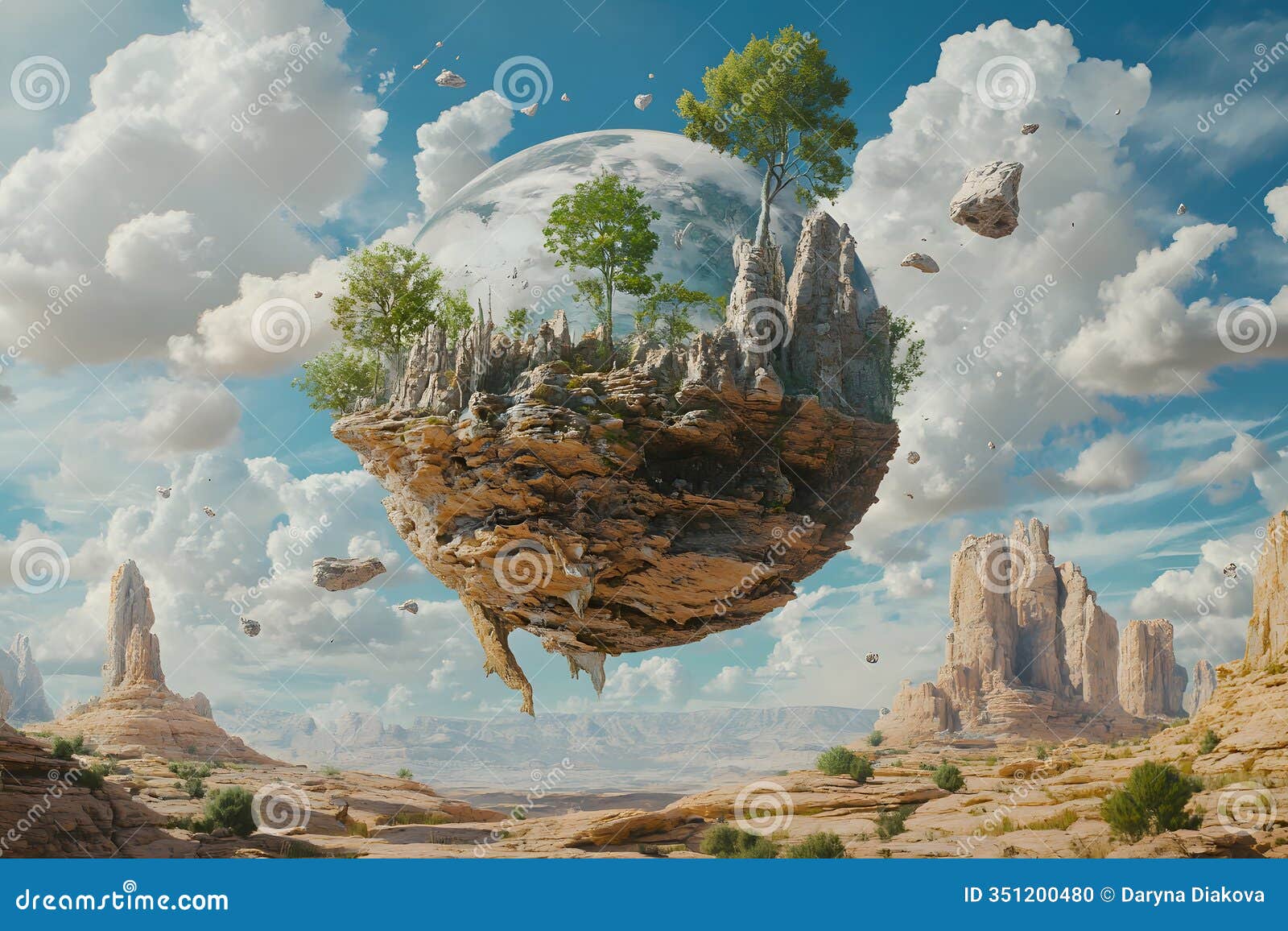 Surreal Artwork Featuring a Landscape Where Everyday Objects Change ...