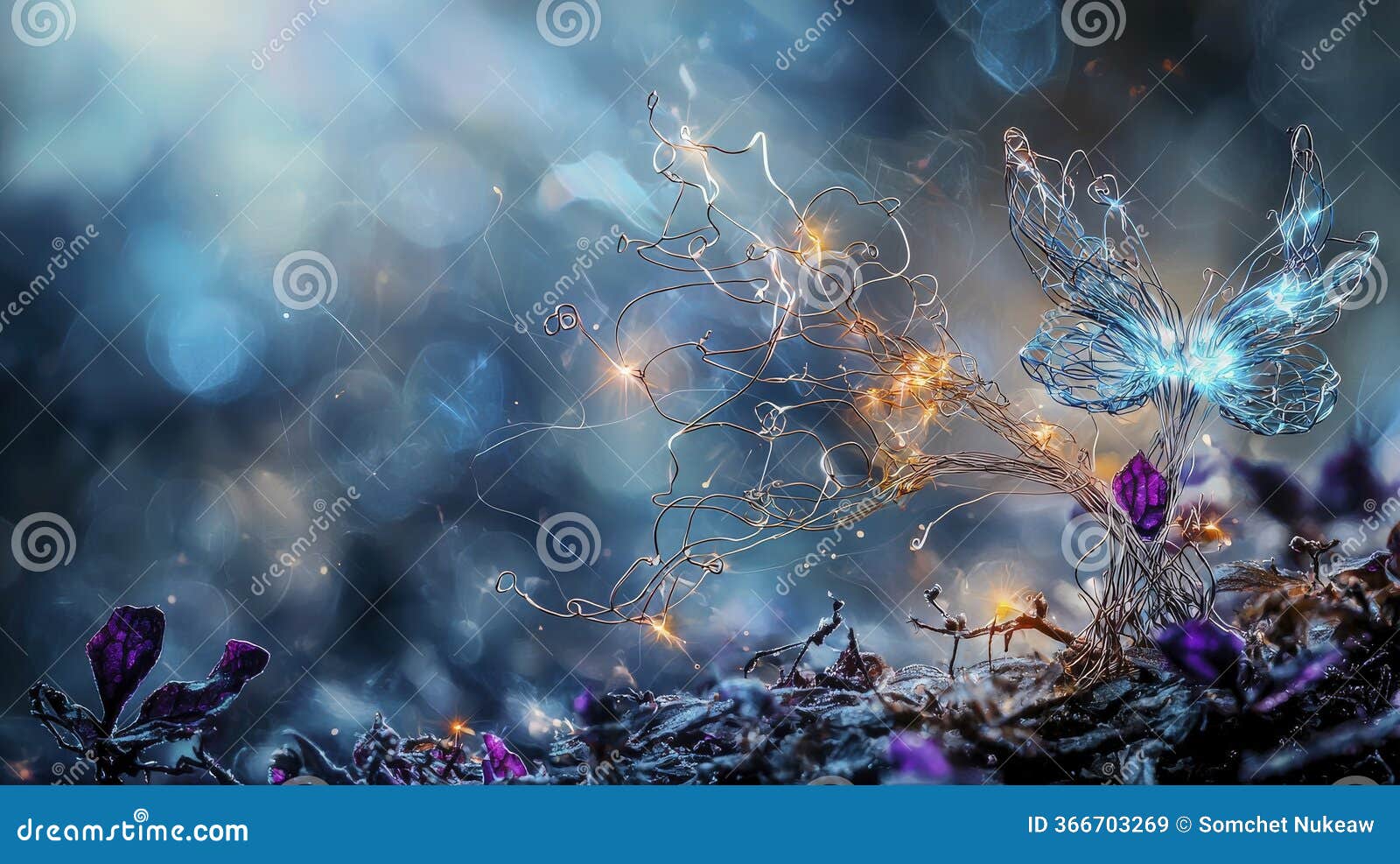 Surreal Mindscape Futuristic City With Neon Colors And Glowing Effects ...