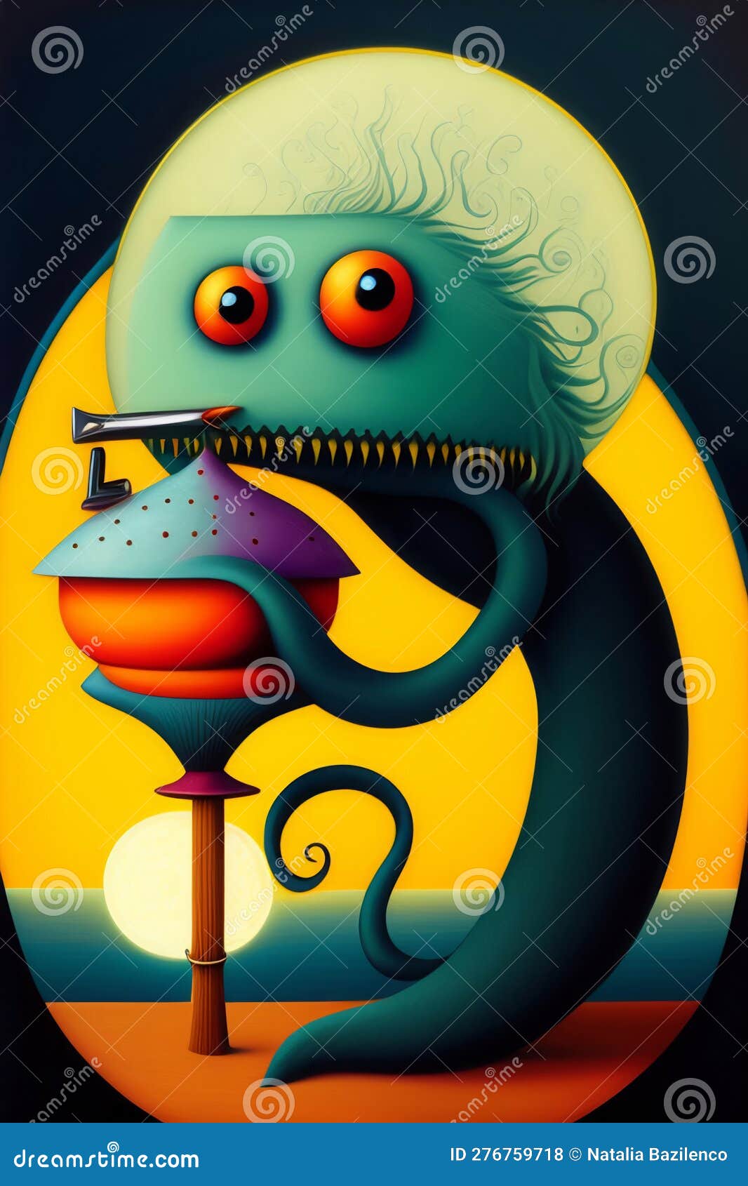 Surreal Characters. Psychedelic, Anthropomorphic Monster, Surreal ...