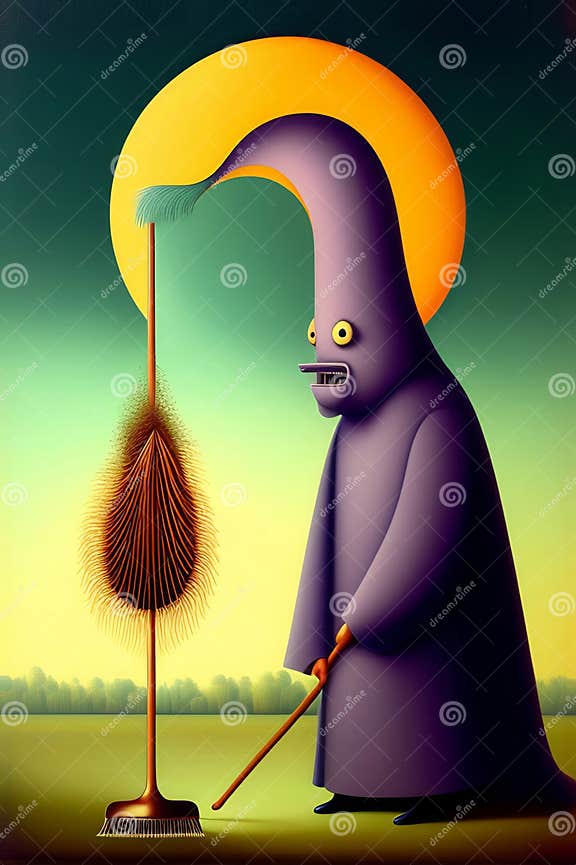 Surreal Characters. Psychedelic, Anthropomorphic Monster, Surreal Character, AI Generated Stock ...