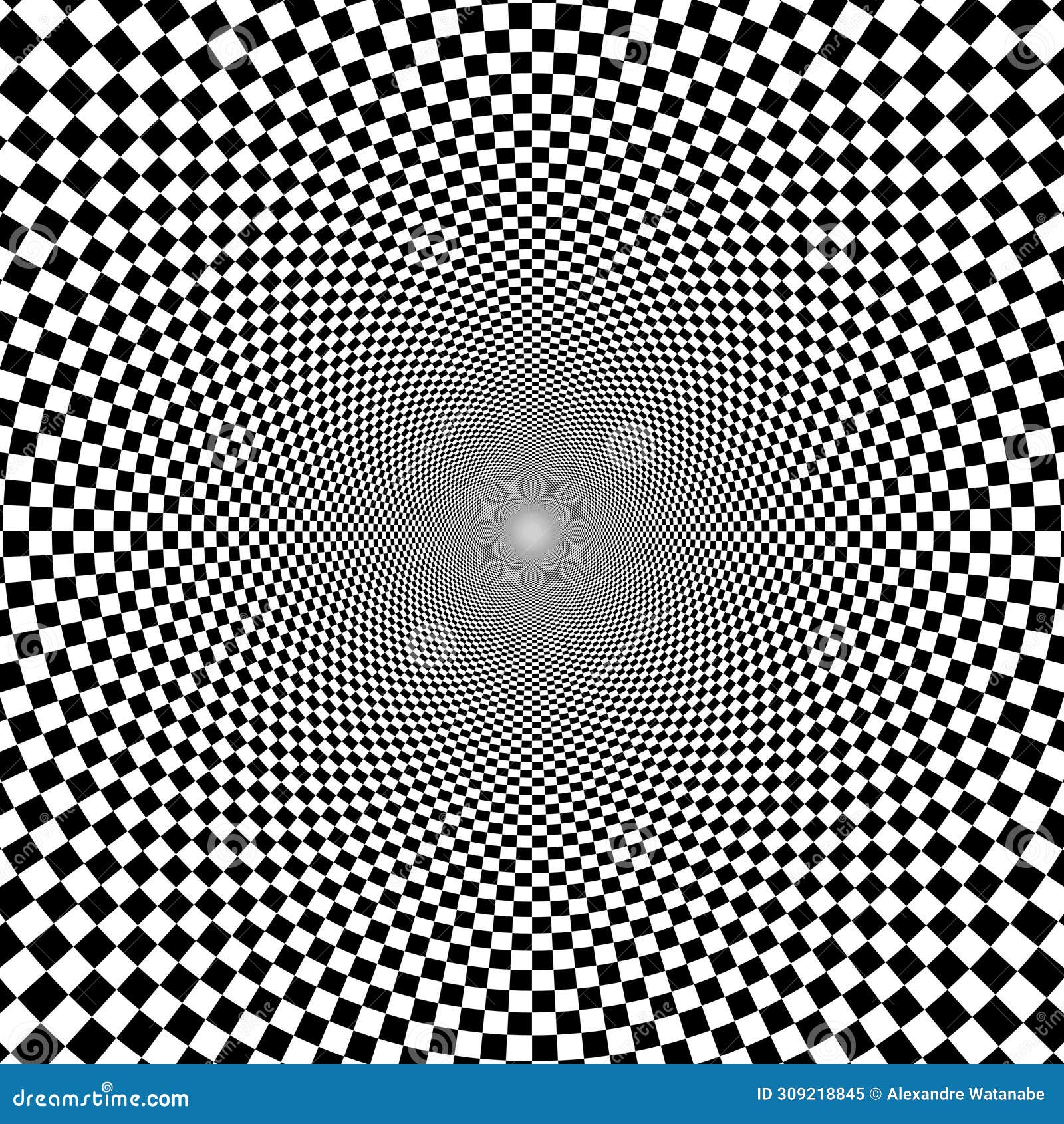 Surreal Checker Pattern Background and Hole Stock Illustration ...