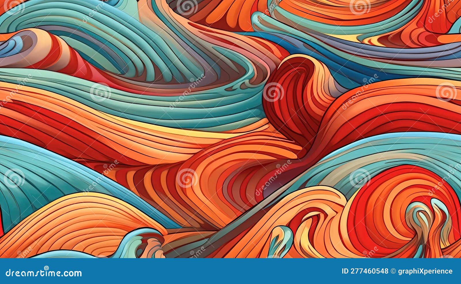 Vivit Color Fabric Pattern Design Stock Illustration - Illustration of ...