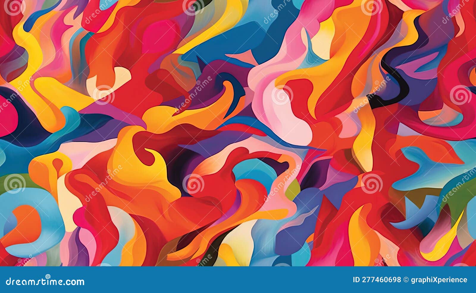 Vivit Color Fabric Pattern Design Stock Illustration - Illustration of ...