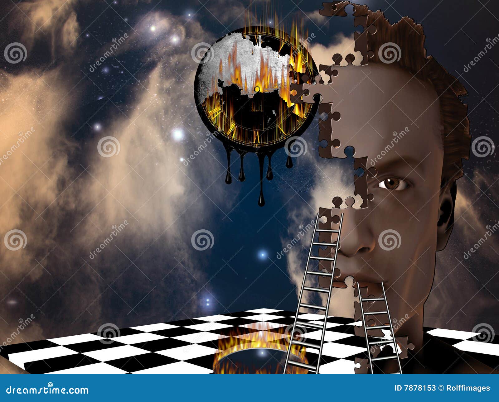 Surreal Composition stock illustration. Illustration of surreal - 7878153