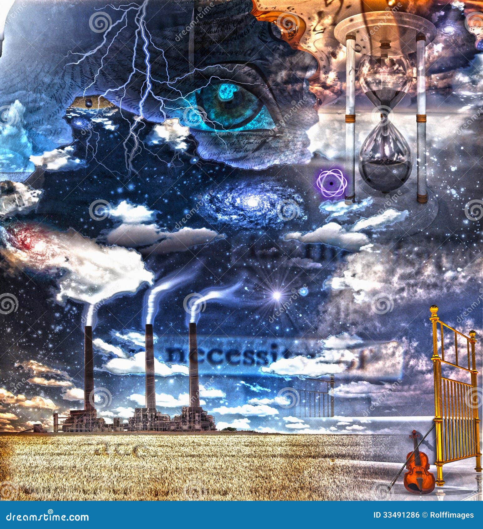 Surreal Composition stock illustration. Illustration of dream - 33491286