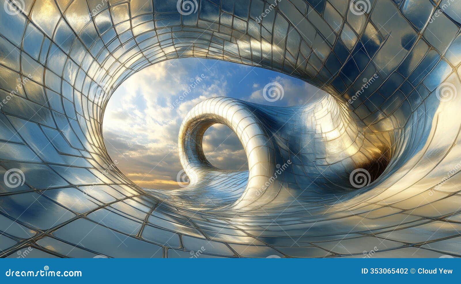 Surreal Data Flow Visualization Design with Bending Structures and ...