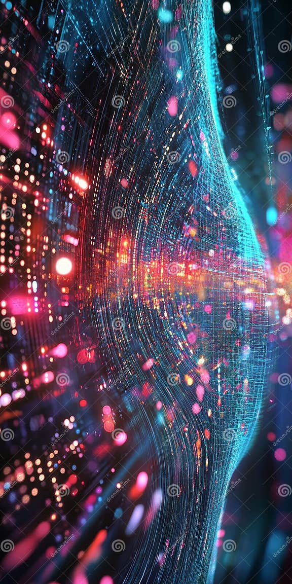 Surreal Data Points Visualization with Melting Colors in a ...