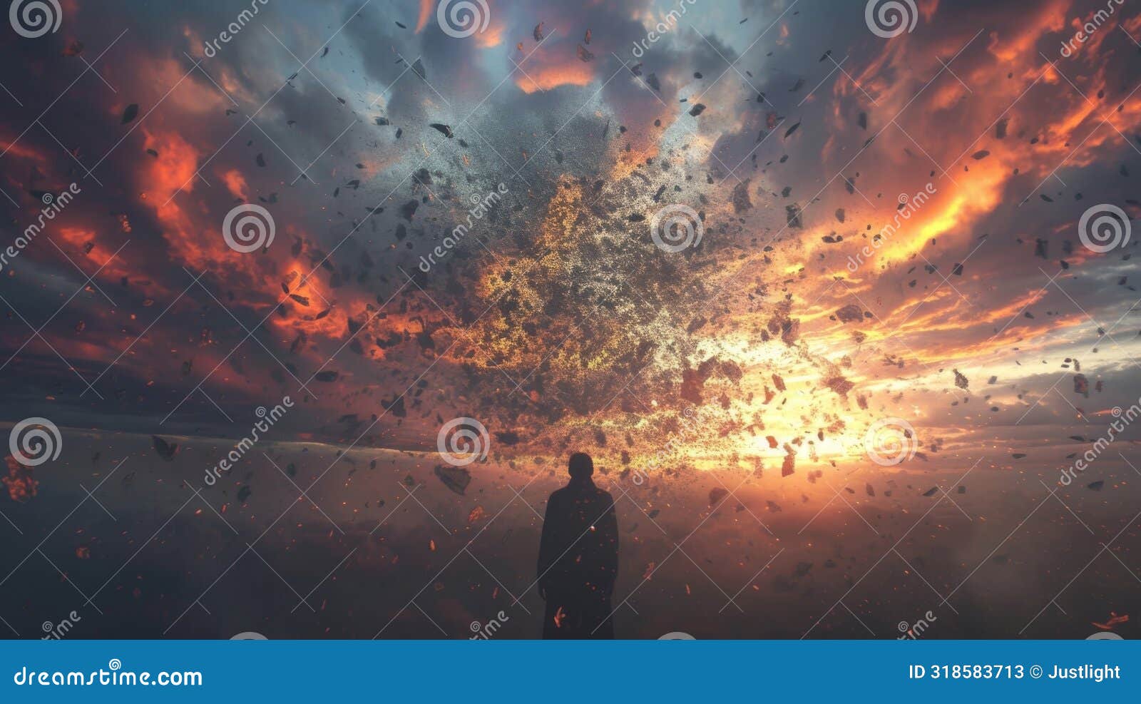 The Surreal Descent of Ash Flakes Painting the Sky with a Unique and ...