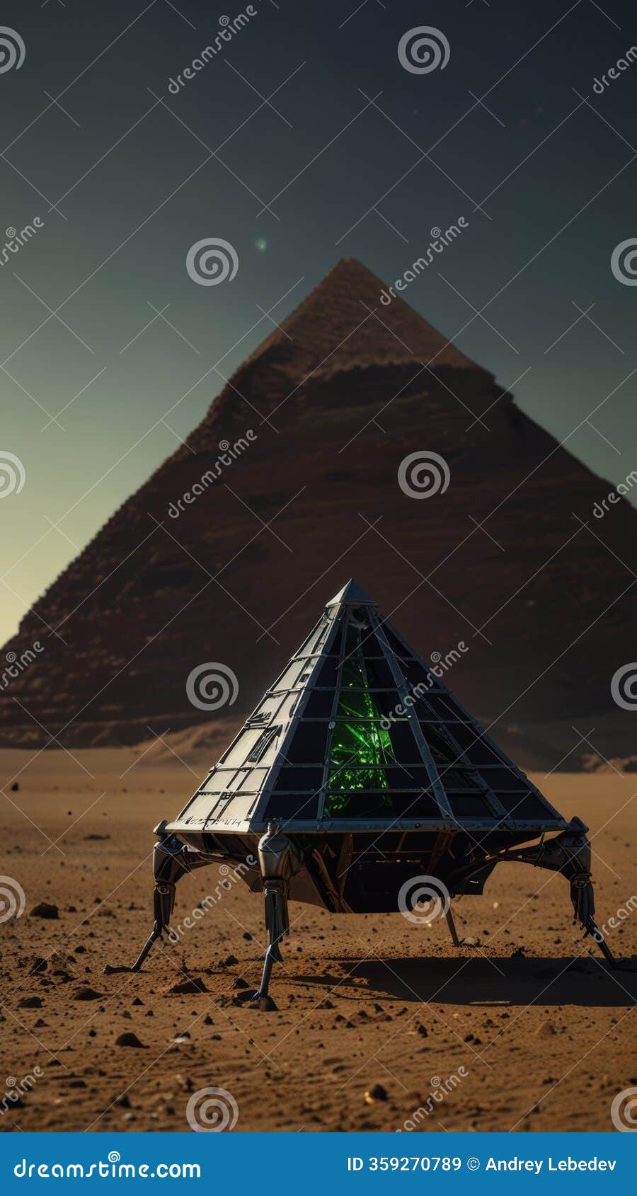 Encounter with the Insectoid Alien Civilizatio Stock Image - Image of ...