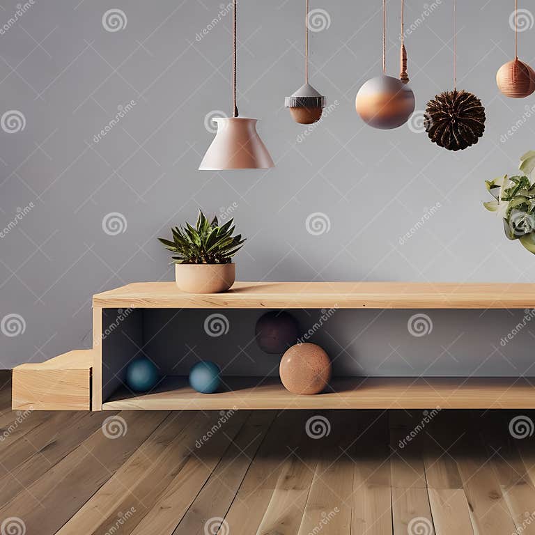 A Surreal Digital Texture with Floating Objects and Gravity-defying Elements, Creating a Sense ...