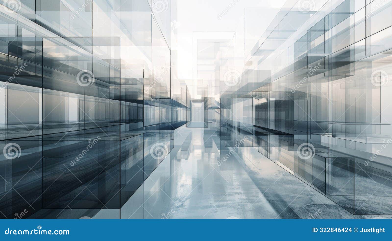 A Surreal Display of Overlapping Transparent Objects Blurring the Lines ...