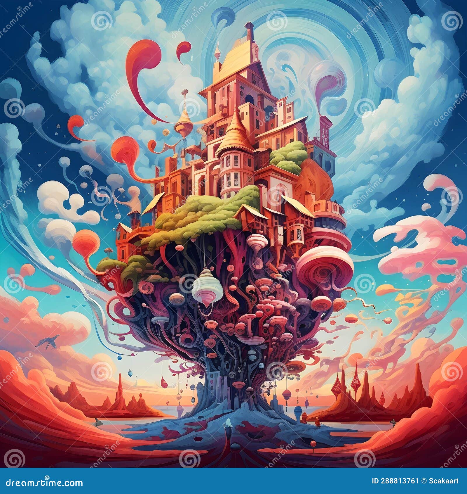 Surreal Dreamscape: Illustrations from the Subconscious Stock ...