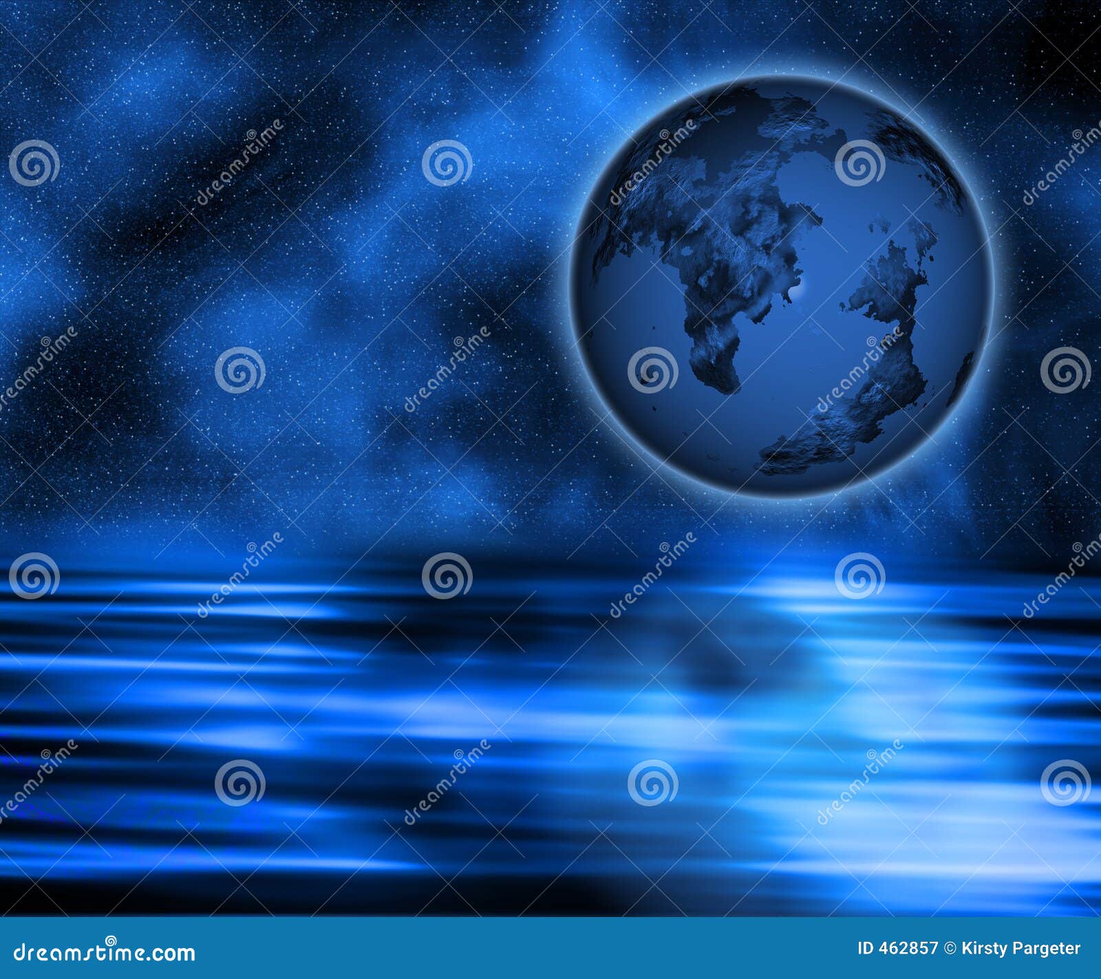 Surreal earth stock illustration. Illustration of solar - 462857