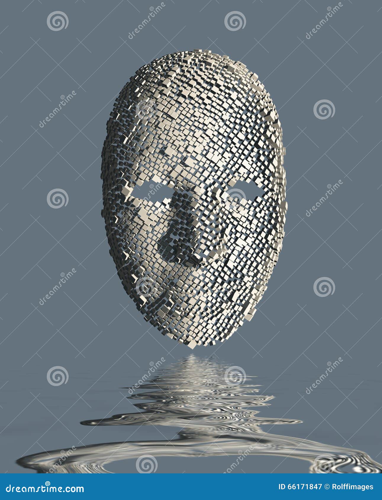 Surreal Face Painting. One Line Art Poster. Female Contour Silhouette ...