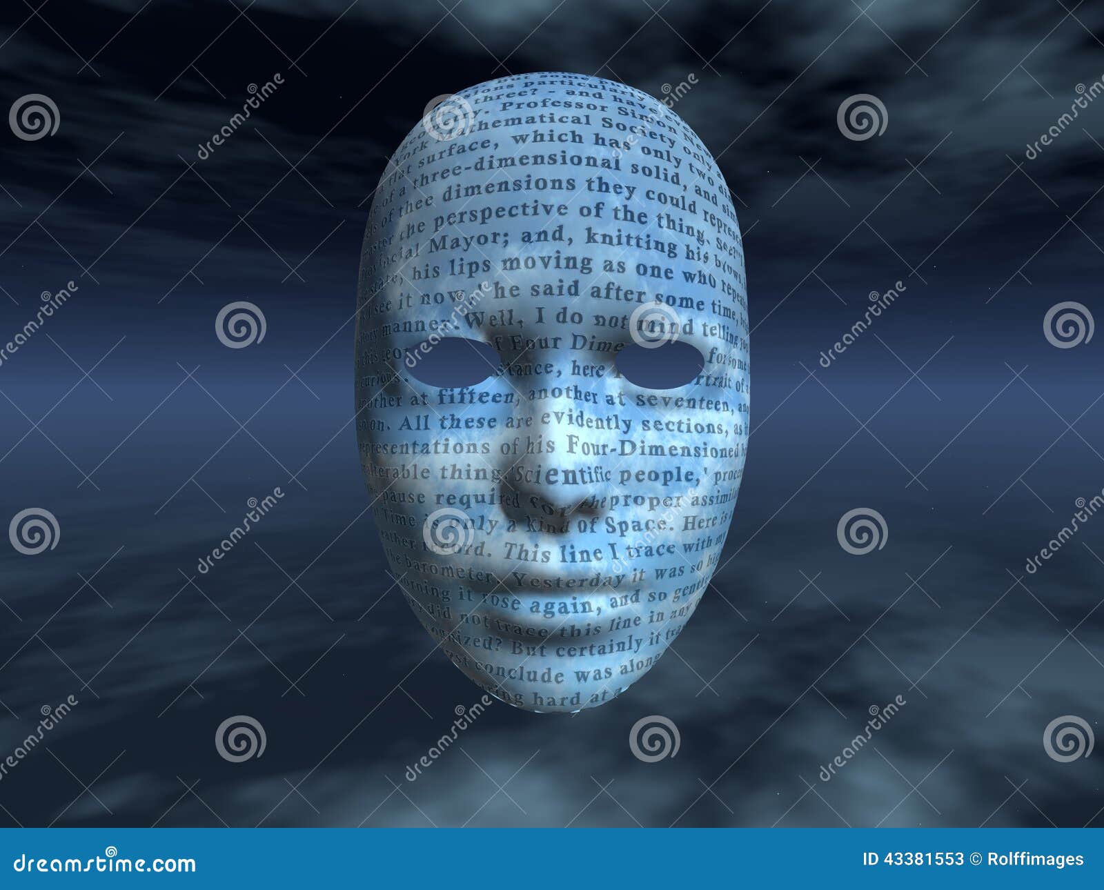 Surreal Face Painting. One Line Art Poster. Female Contour Silhouette ...