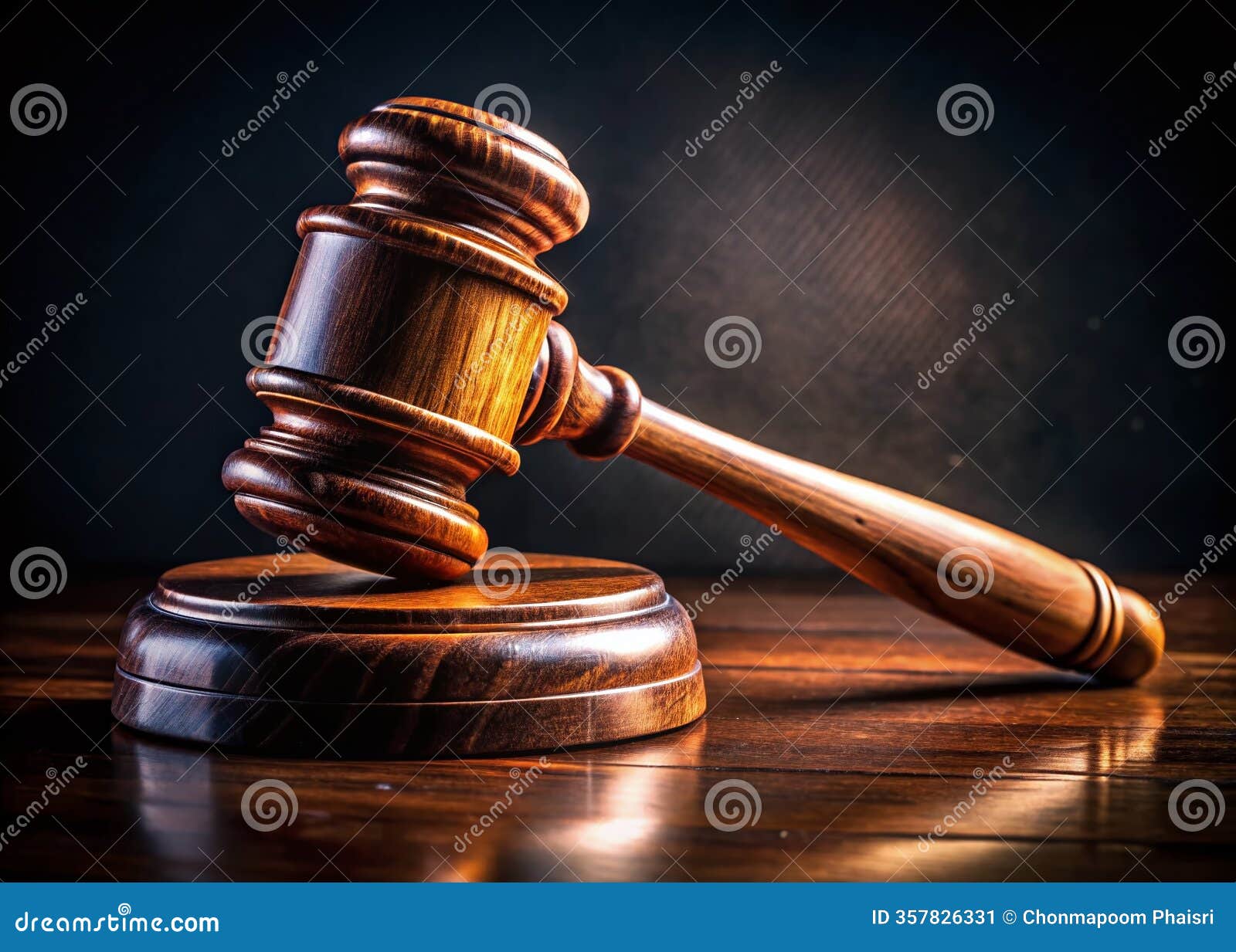 Surreal Gavel of Justice a Mysterious and Abstract Symbol of Law and ...