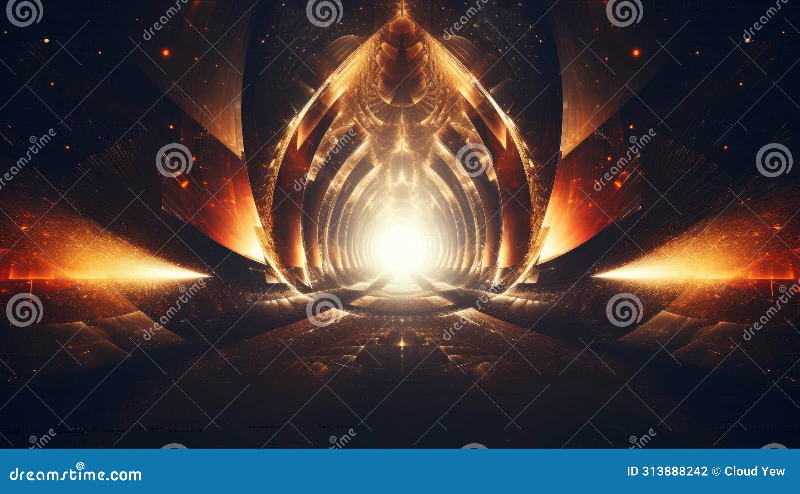 A Surreal Hyper Zoomed in Portal with Abstract Elements Stock ...