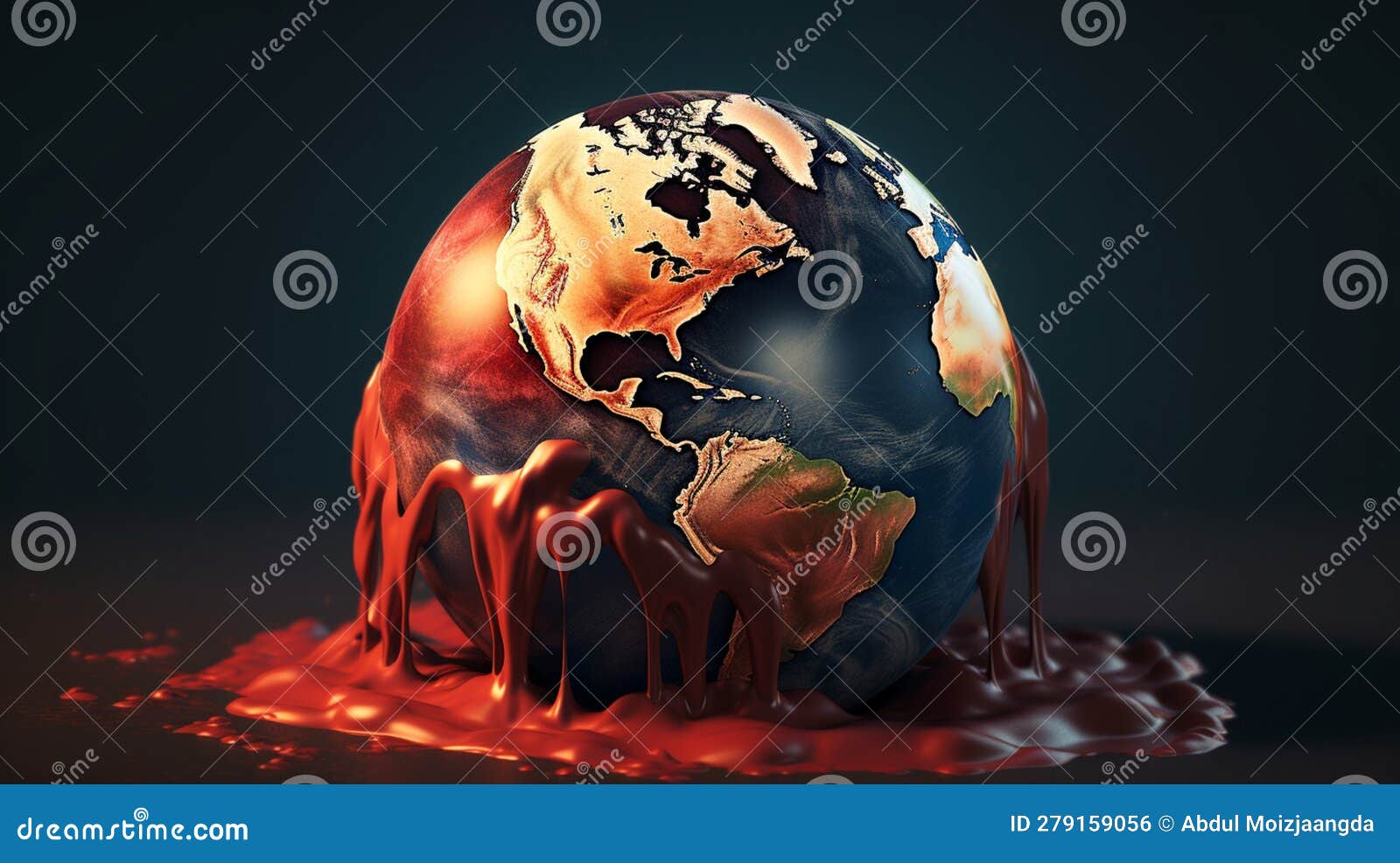 Surreal Imagery Of Earth Melting, A Powerful Symbol Of Climate Change ...
