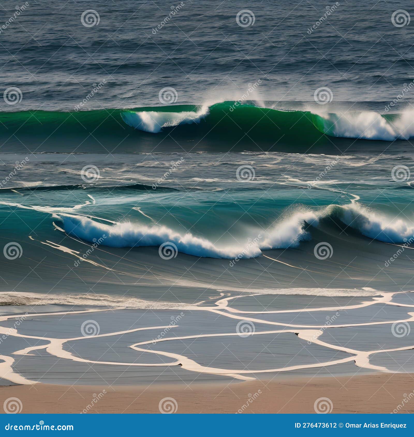 A Surreal Interpretation of the Ocean, with Waves and Currents ...
