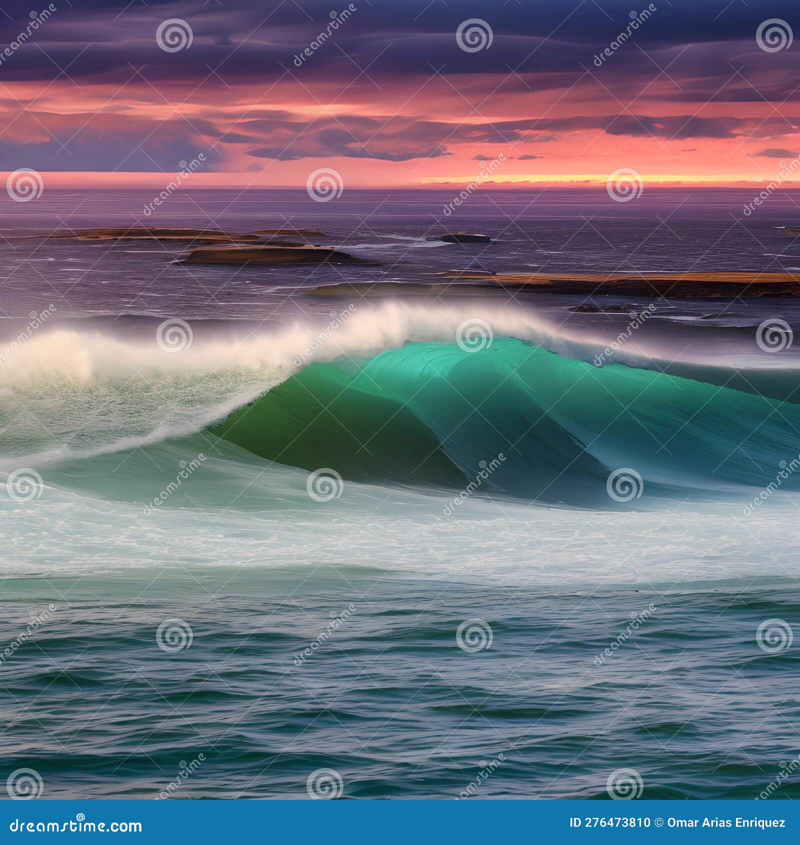 A Surreal Interpretation of the Ocean, with Waves and Currents ...