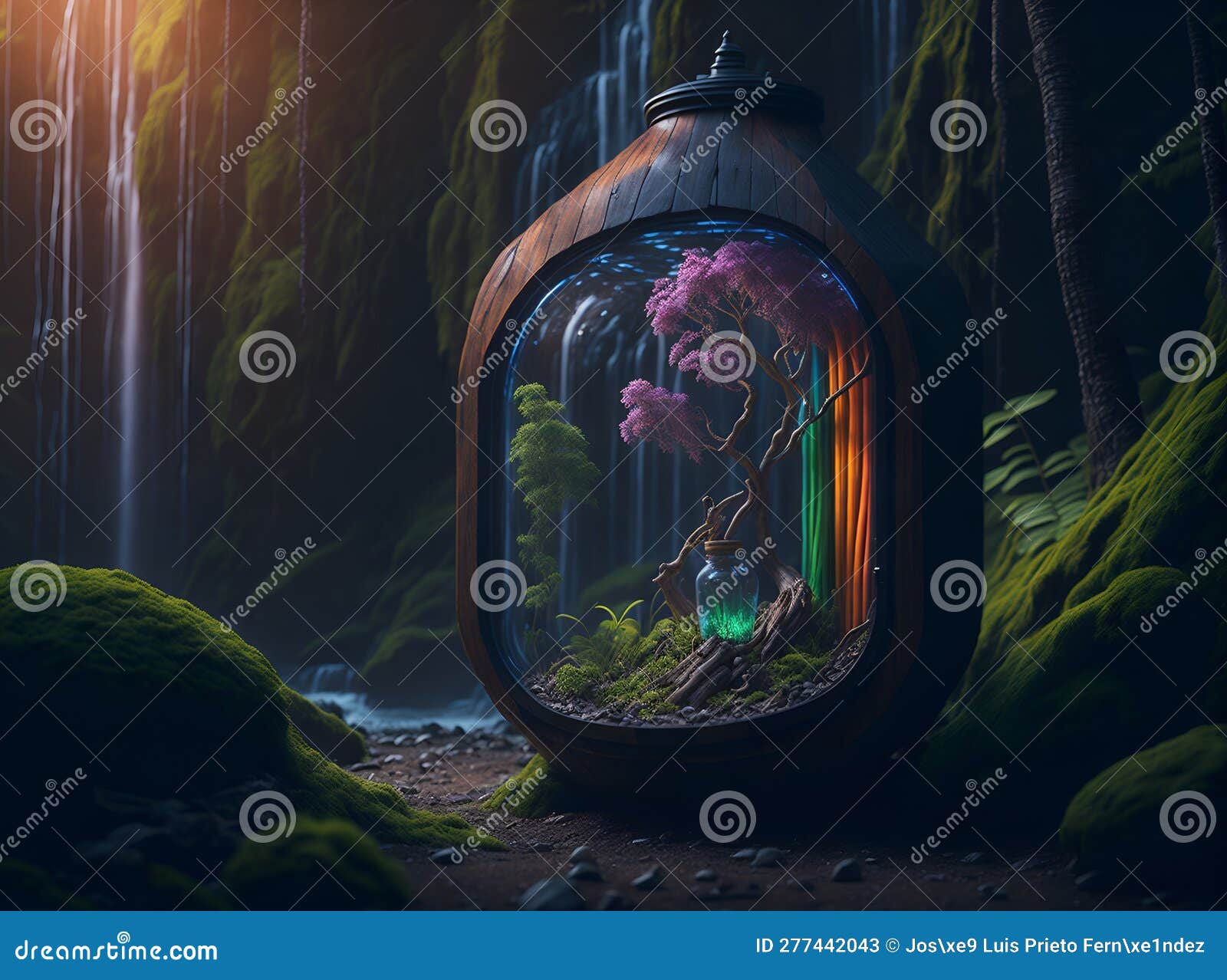 The surreal jar stock illustration. Illustration of surreal - 277442043