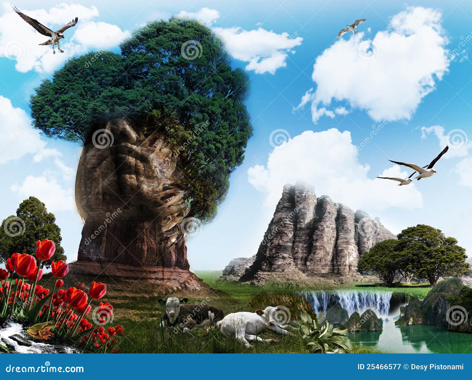 Surreal Landscape Royalty-Free Stock Photo | CartoonDealer.com #20483763