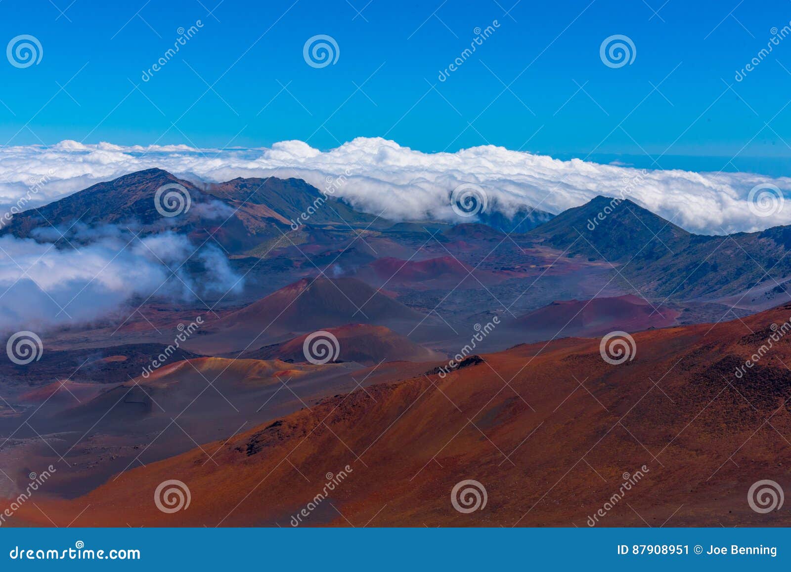 Surreal Landscape on Haleakala Stock Image - Image of formation, hawaii ...