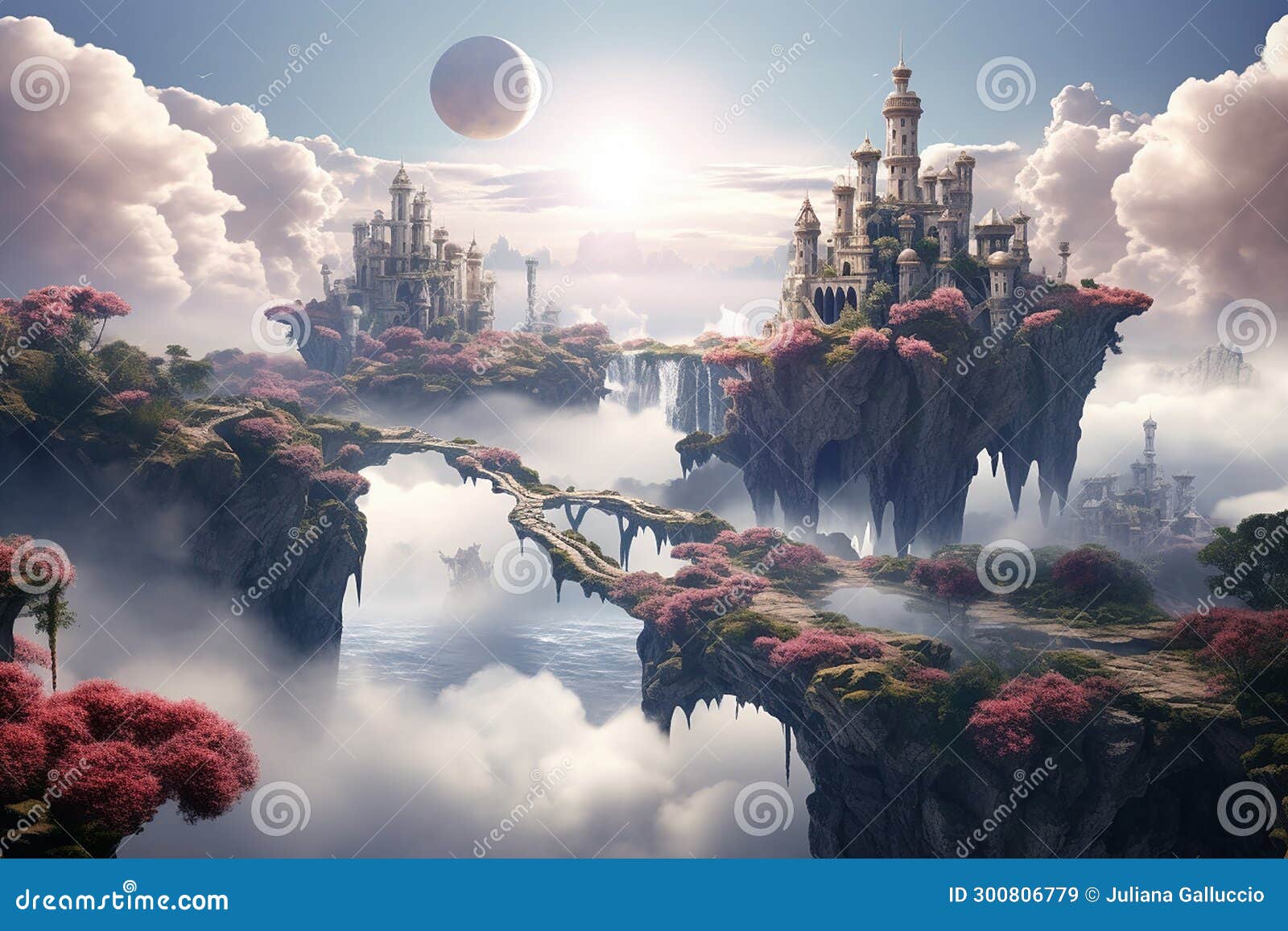 Surreal mindscape dream stock image. Image of creative - 300806779