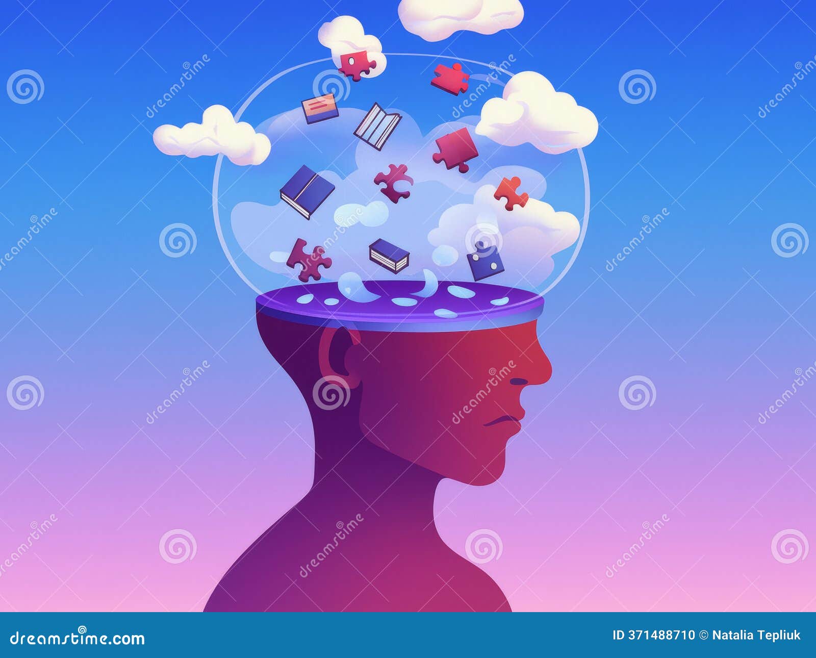 Surreal Mindscape Futuristic City With Neon Colors And Glowing Effects ...