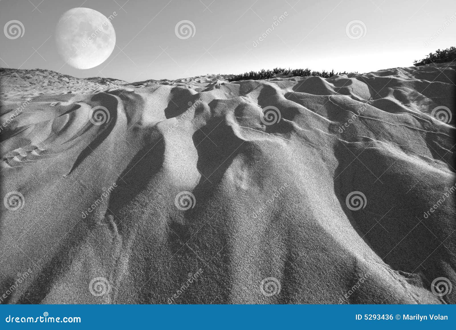 Surreal Moonscape stock photo. Image of barren, collage - 5293436
