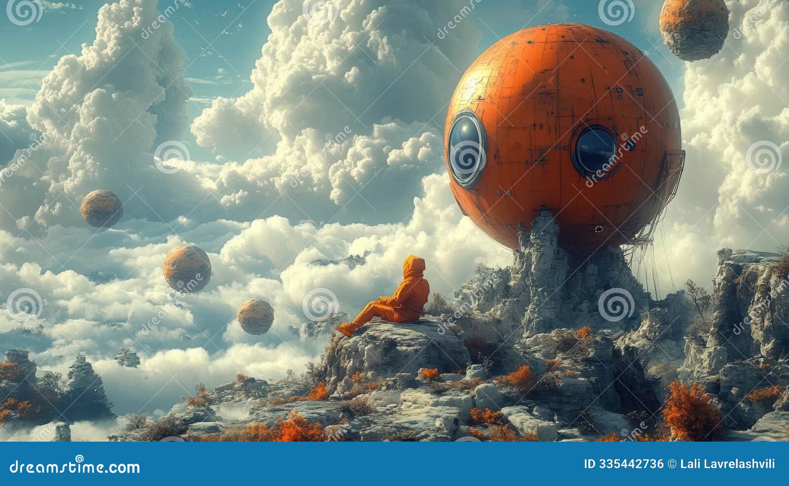 Surreal Mystical Fantasy Artwork. Impossible Art Stock Illustration ...