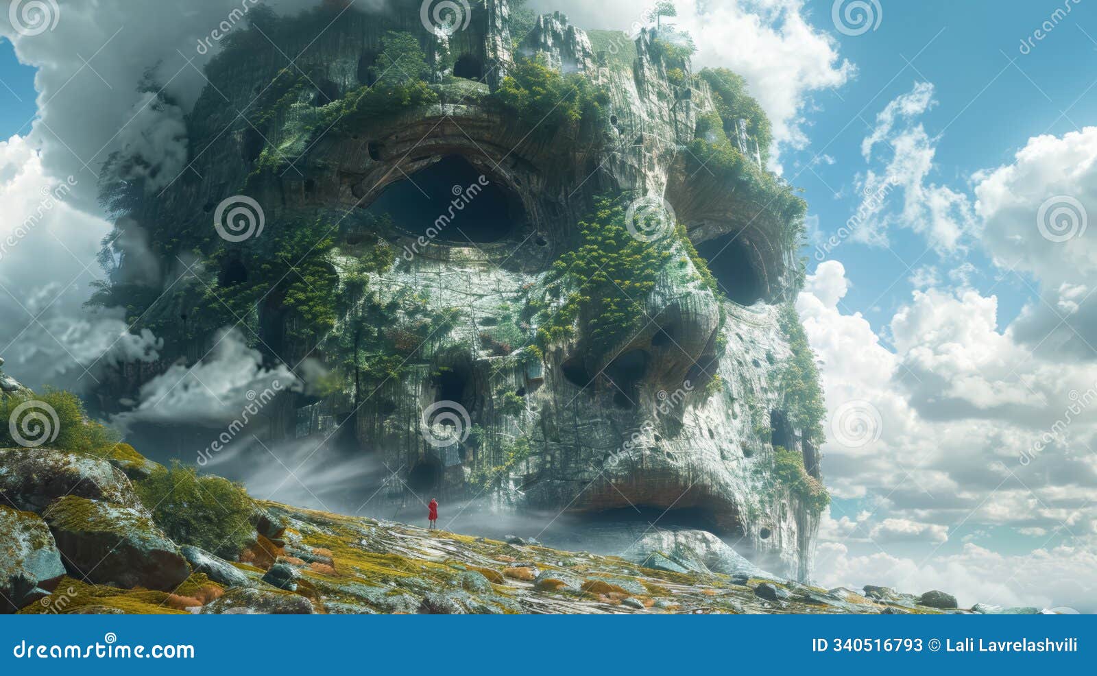 Surreal Mystical Fantasy Artwork. Impossible Art Stock Illustration ...