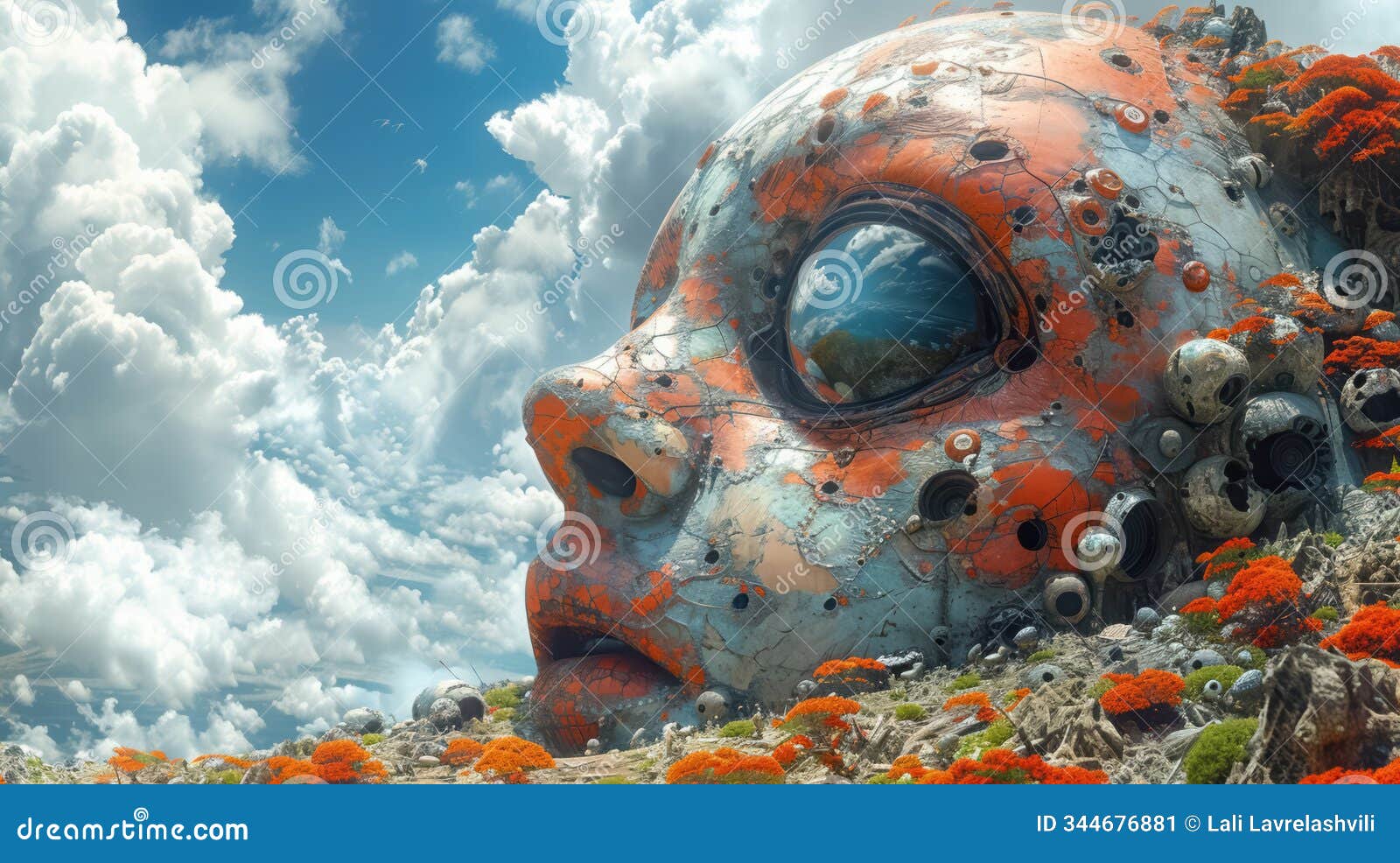 Surreal Mystical Fantasy Artwork. Impossible Art Stock Illustration ...