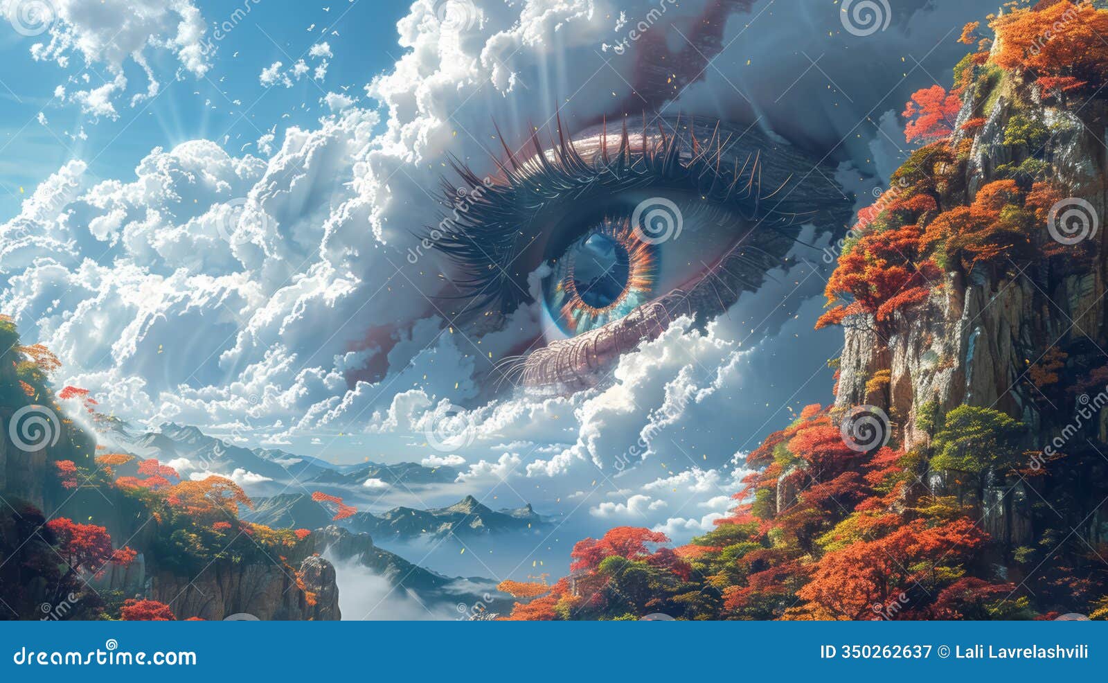 Surreal Mystical Fantasy Artwork. Impossible Art Stock Illustration ...