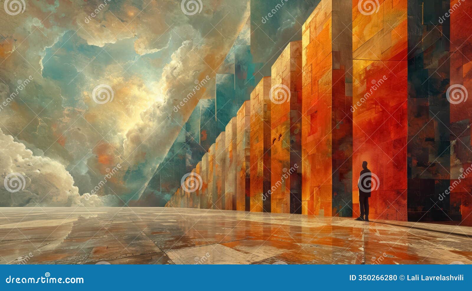 Surreal Mystical Fantasy Artwork. Impossible Art Stock Illustration ...