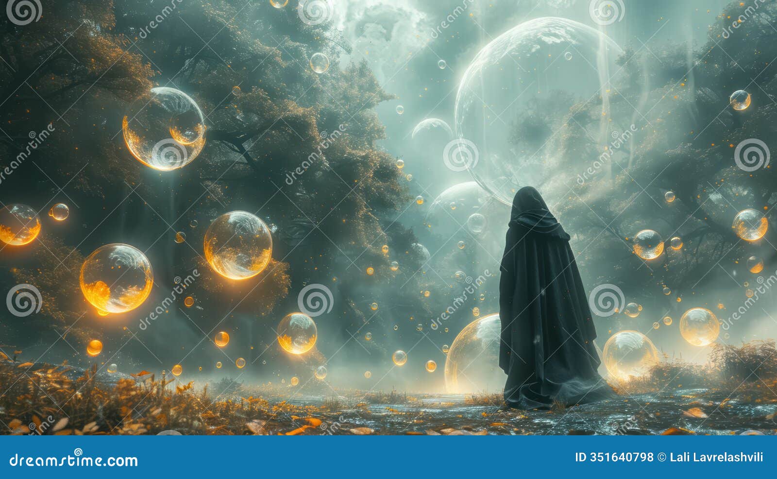 Surreal Mystical Fantasy Artwork. Impossible Art Stock Illustration ...