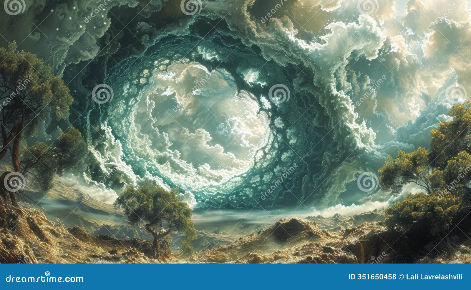 Surreal Mystical Fantasy Artwork. Impossible Art Stock Illustration ...