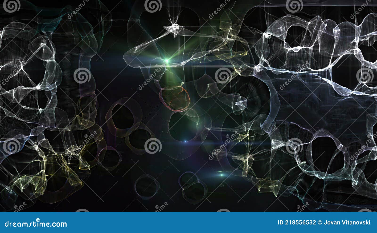 A Surreal and Organic Caustic Stock Illustration - Illustration of dark ...