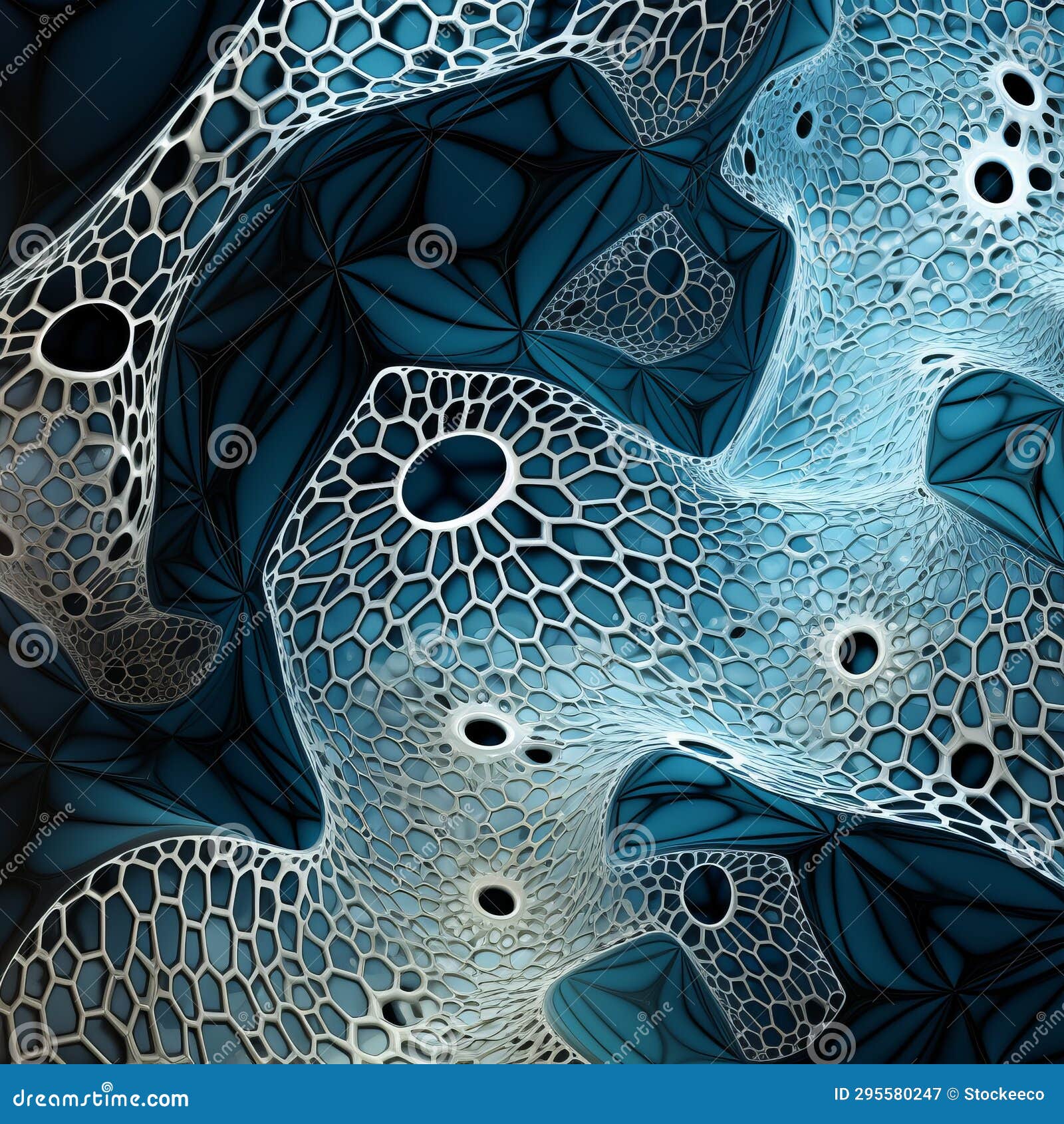 Surreal Organic Cellular Structure: Digitally Printed Biomimicry ...